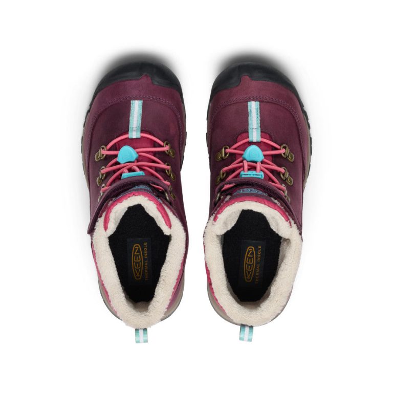Big Kids’ Kanibou Waterproof Winter Boot | Fig/Pink Lemonade – Keenfootwear